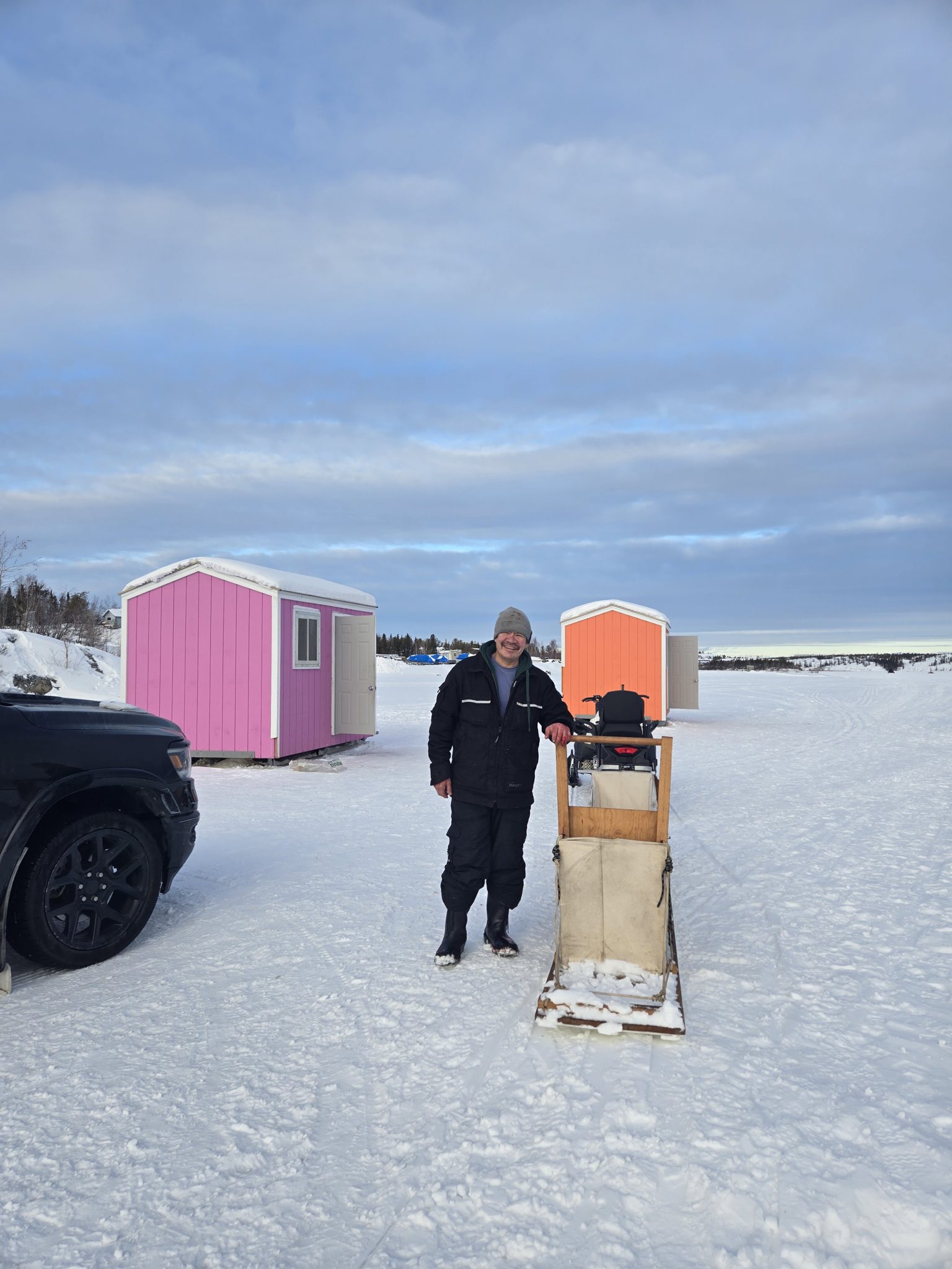Ice Fishing in Warm Cozy Cabin – Destination NWT